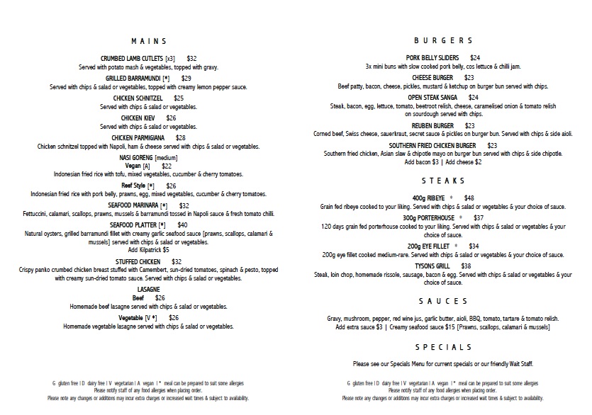 Tysons Reef Hotel – Eat. Relax. Drink. Party. Enjoy.